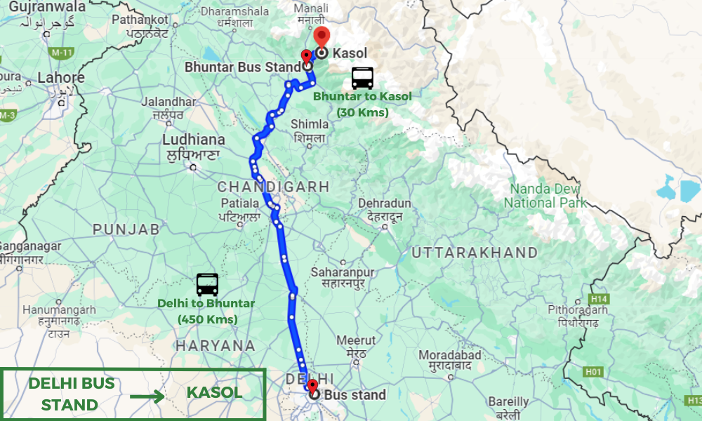 How To Reach Kasol | Bikat Adventures